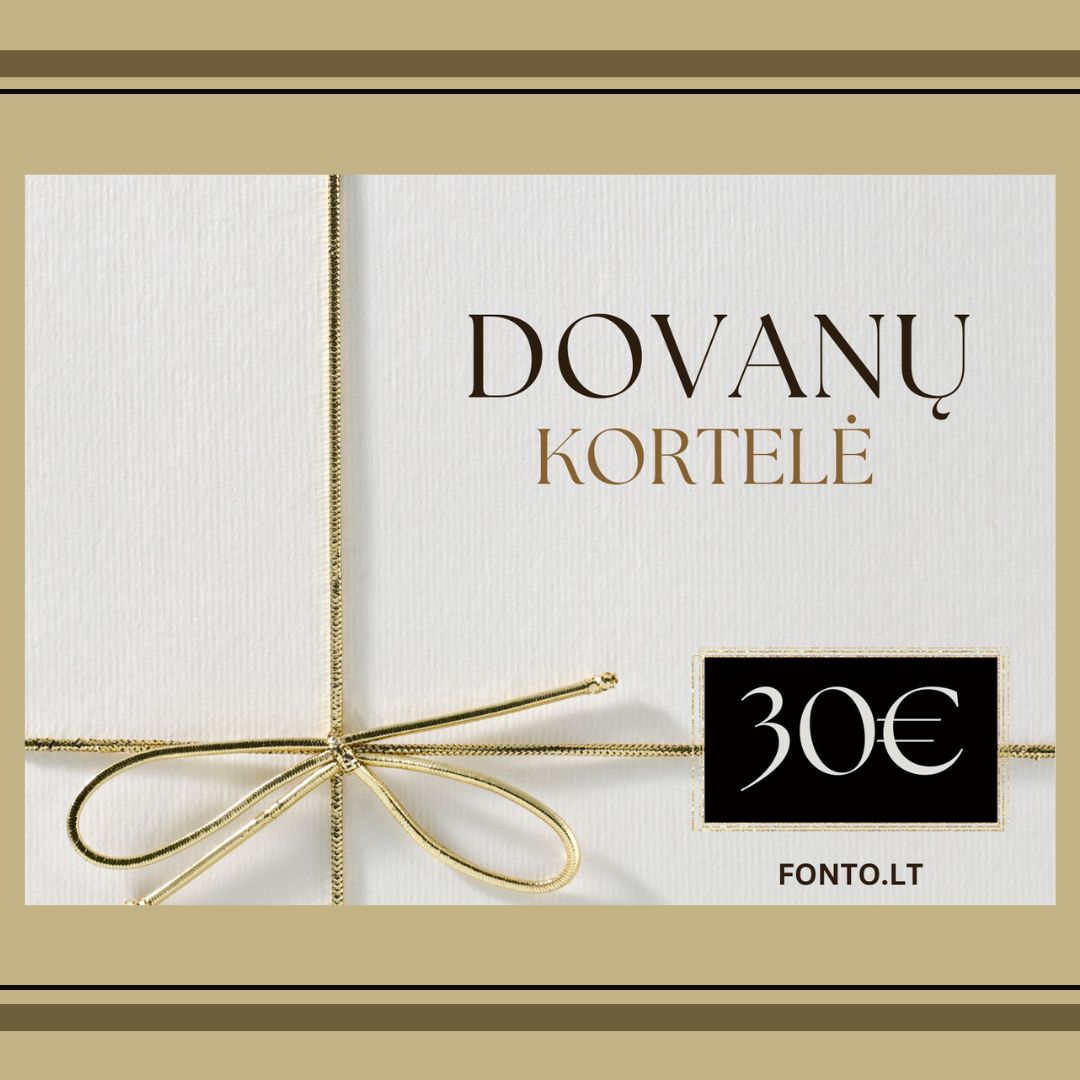 FONTO dovanų kortelė